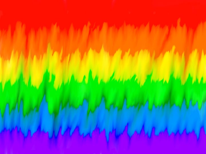 Melting Rainbow - DrainedDaisies - Digital Art & AI, Abstract, Color ...