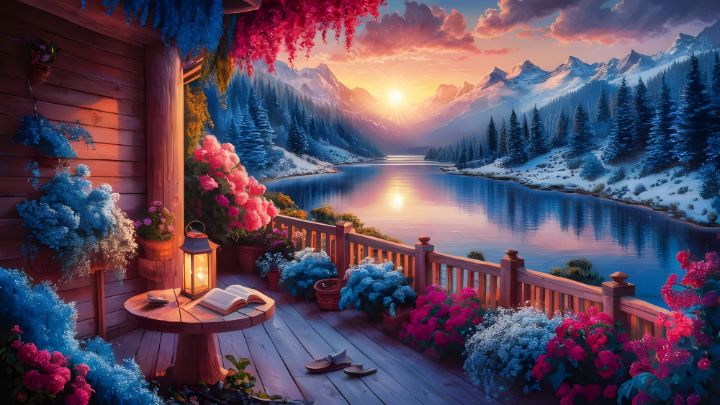 Golden Sunset - Expressions - Digital Art & AI, Landscapes & Nature ...