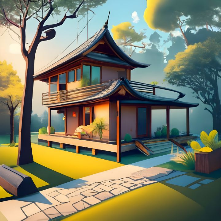 Traditional Siheyuan House - Expressions - Digital Art & AI, Buildings ...