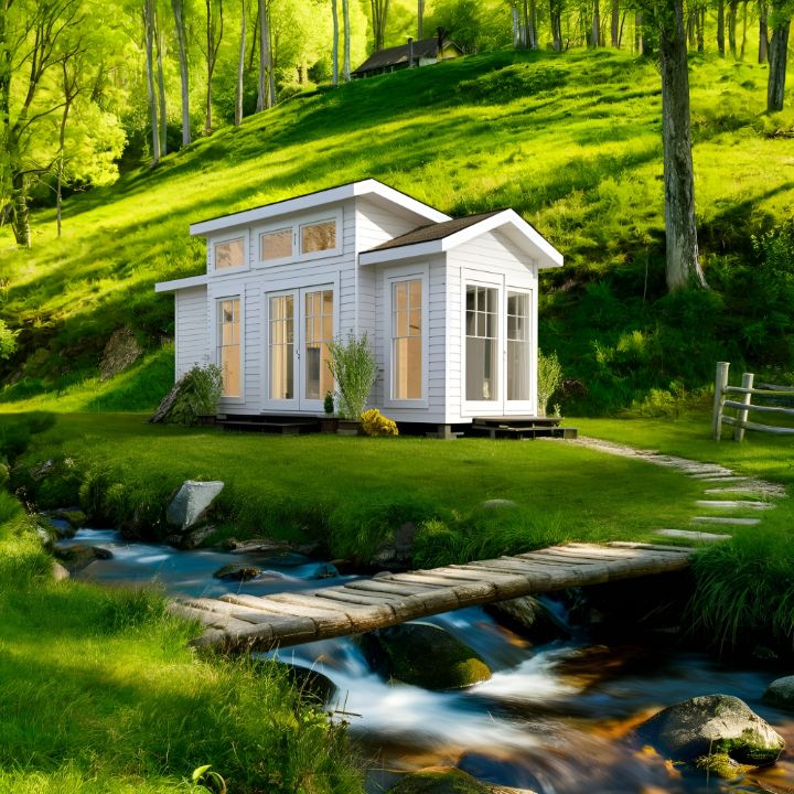 Small white house - Expressions - Digital Art & AI, Buildings ...