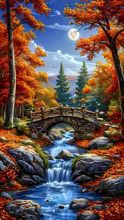 Autumn's Enchanted Passage - Art Angle - Digital Art & AI, Landscapes ...