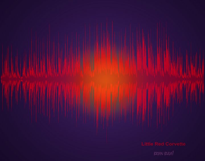 Little Red Corvette Soundwave - Brian Bula - Paintings & Prints ...