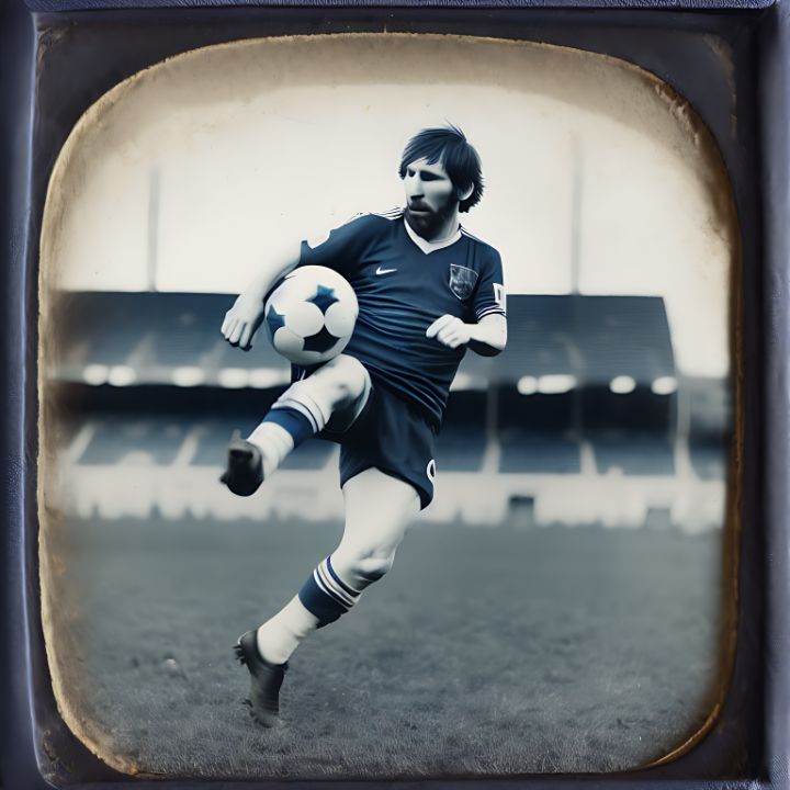Lionel Messi portrait - Lucky's Art - Digital Art & AI, Sports ...