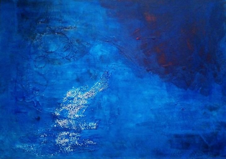 In the deep - Lanna Contemporary - Paintings & Prints, Abstract, Color ...