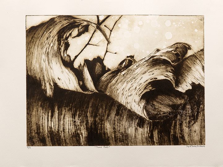 Trunk Peels - Lanna Contemporary - Paintings & Prints, Flowers, Plants ...