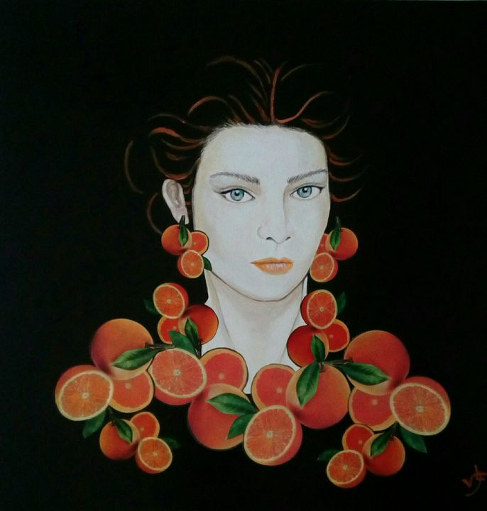 Orange - Lanna Contemporary - Paintings & Prints, People & Figures ...