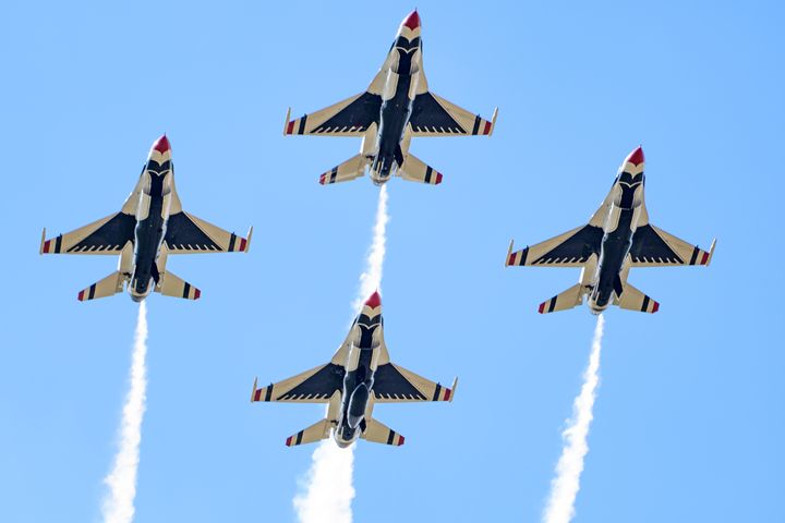 USAF Thunderbirds Four Formation - Jarrett Art - Photography, Vehicles & Transportation ...