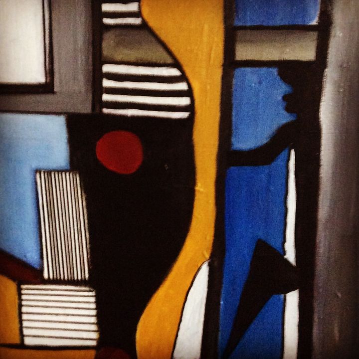 The Artist and his Model - DocH - Paintings & Prints, Abstract ...