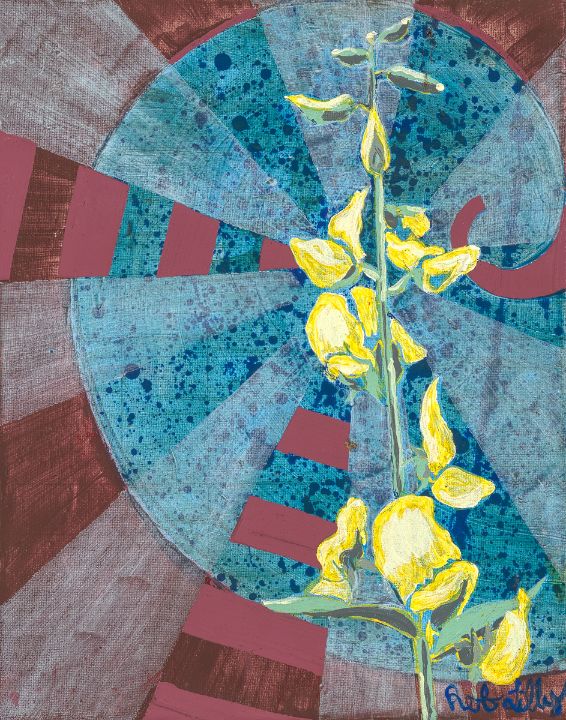 Golden Fibonacci Bloom. - Rob Lilly Fine Art - Paintings & Prints ...