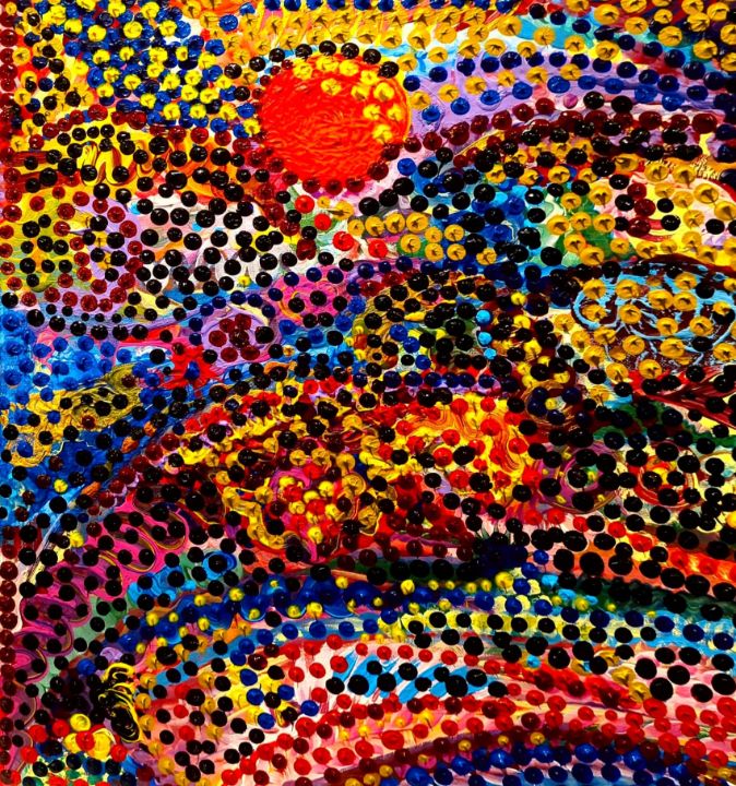 Hi, IQ - Canvas by Cannon - Paintings & Prints, Abstract, Irregular ...