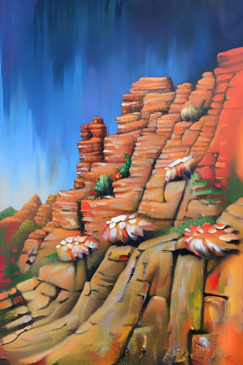 Sedona #1 - Chad Ward - Digital Art, Landscapes & Nature, Canyons ...