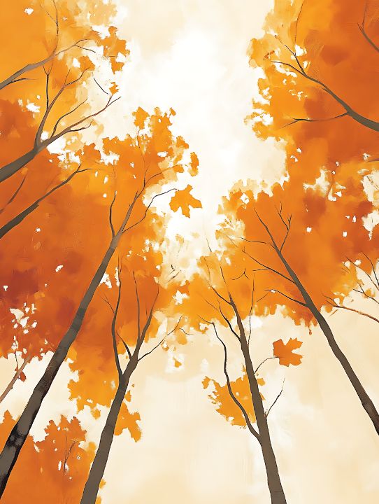 Beautiful Autumn Painting - BestArt - Paintings & Prints, Landscapes ...