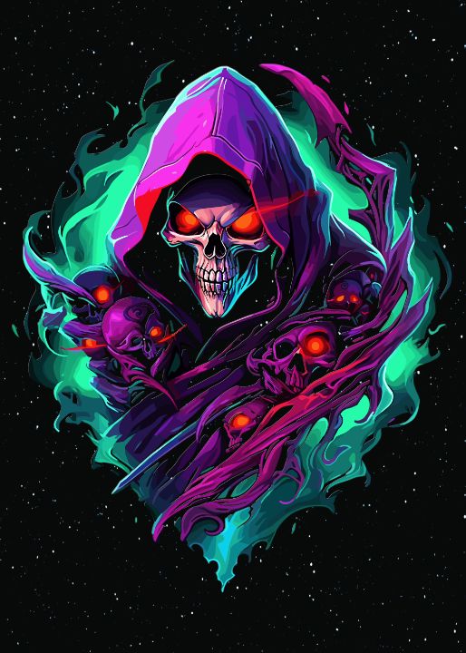 A Psychedelic Death - Wonderful World Of Stuff - Digital Art & AI ...