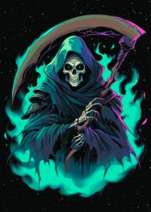 Grim Reaper's Scythe - Wonderful World Of Stuff - Digital Art & AI ...
