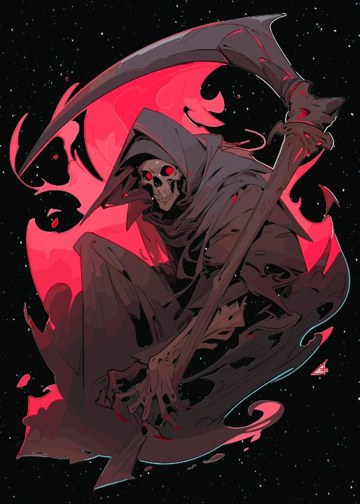 Reaper's Glare - Wonderful World Of Stuff - Digital Art & AI, Fantasy ...