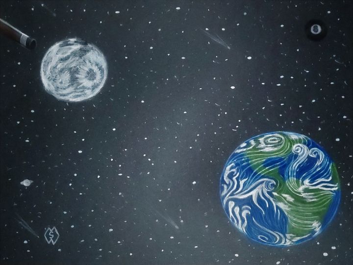 Earth in the corner pocket - Matt Starr Fine Art - Paintings & Prints ...