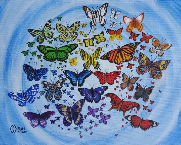 Butterflies of the World - Matt Starr Fine Art - Paintings & Prints, Animals, Birds, & Fish ...