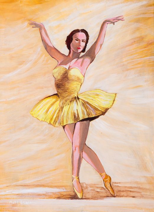 A ballerina star - Matt Starr Fine Art - Paintings & Prints, People & Figures, Female Form ...