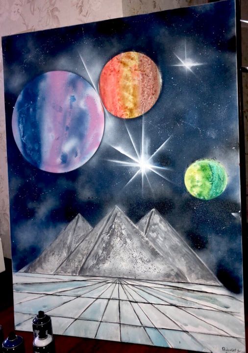 Into the space - The untitled arts - Paintings & Prints, Astronomy ...