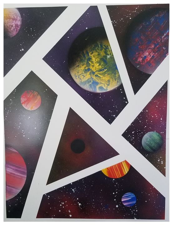 Multiple spots in our galaxy - Ray Boynton art - Paintings & Prints ...