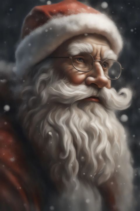 SANTA CHRISTMAS 4 ai or digital - DREAMZ-ART - Digital Art, Holidays ...