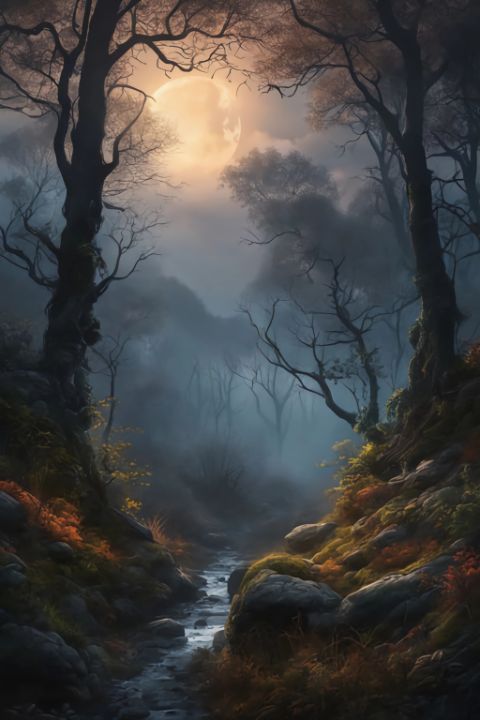 HIDDEN STREAM ai or digital - DREAMZ-ART - Digital Art & AI, Landscapes ...