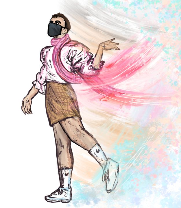 Puff Sleeves - Leedy Corbin - Paintings & Prints, Abstract, Figurative ...