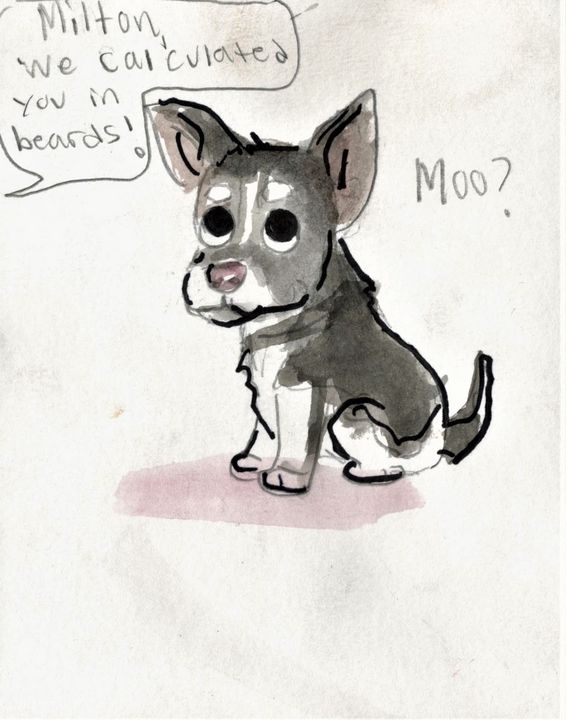 Moo Milly - Leedy Corbin - Drawings & Illustration, Abstract, Movement - ArtPal