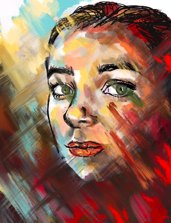 Eye color - Leedy Corbin - Paintings & Prints, Abstract, Movement - ArtPal