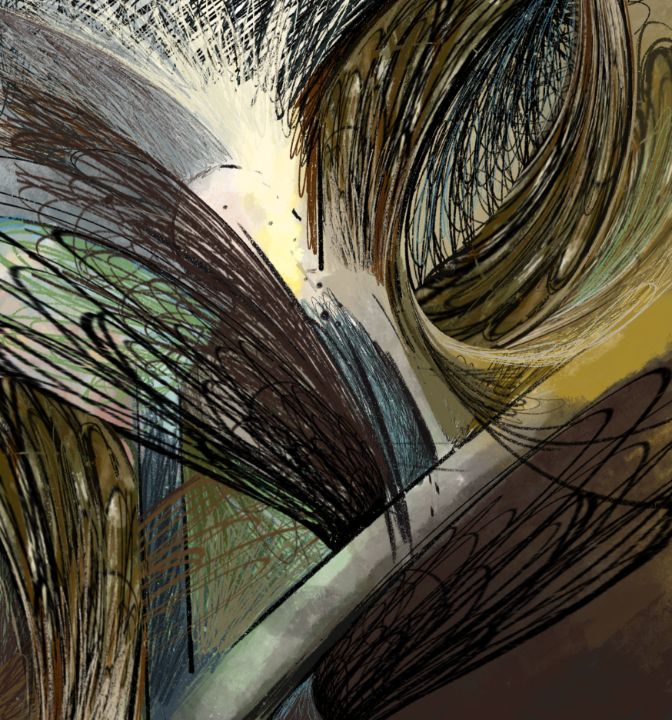State Of Mind - Leedy Corbin - Paintings & Prints, Abstract, Figurative ...