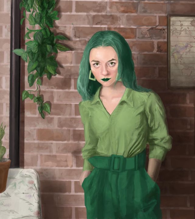 ENFP - Leedy Corbin - Paintings & Prints, People & Figures, Portraits, Female - ArtPal