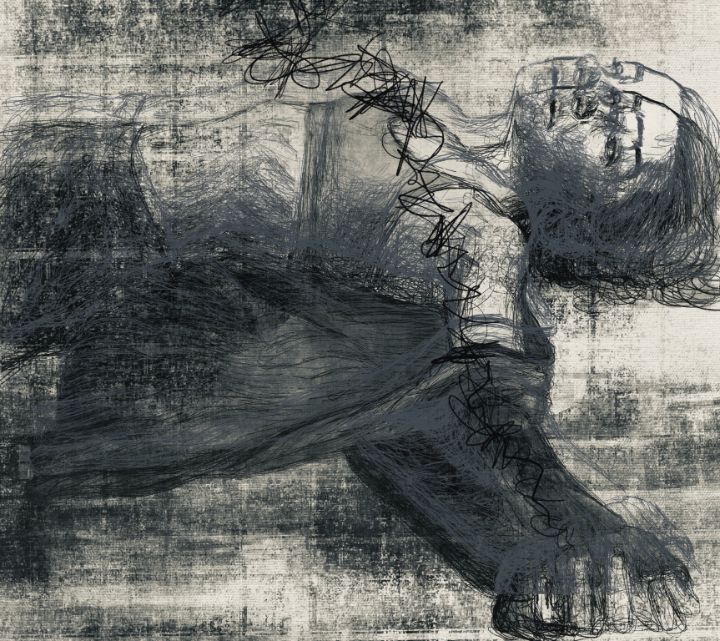 Ouch - Leedy Corbin - Paintings & Prints, People & Figures, Female Form ...