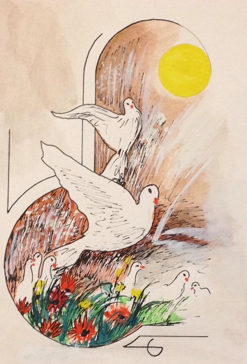 Pigeon - Maverick - Paintings & Prints, Animals, Birds, & Fish, Birds ...
