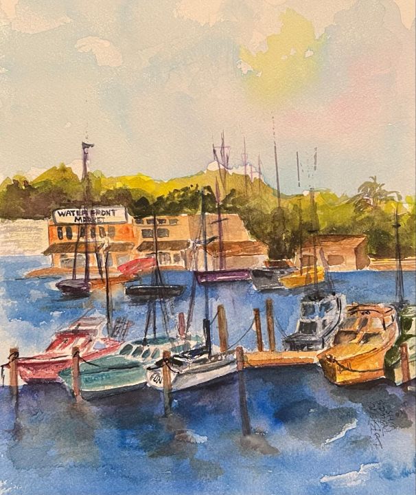 Historic Seaport of Key West - BobbinsArtWork - Paintings & Prints ...