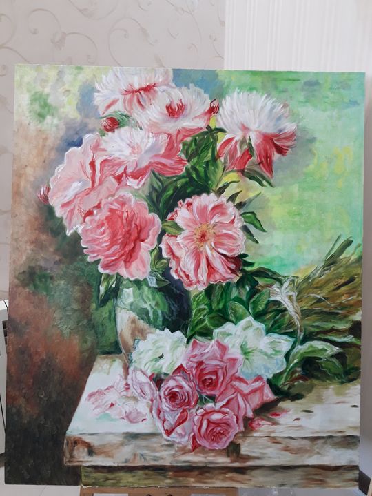 Flower and spring - Ziba.artworks1363 - Paintings & Prints, Flowers ...