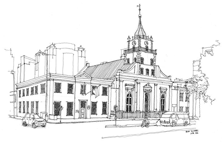 The Lutheran Church, Strand Street. - A Sketchy Process - Drawings ...