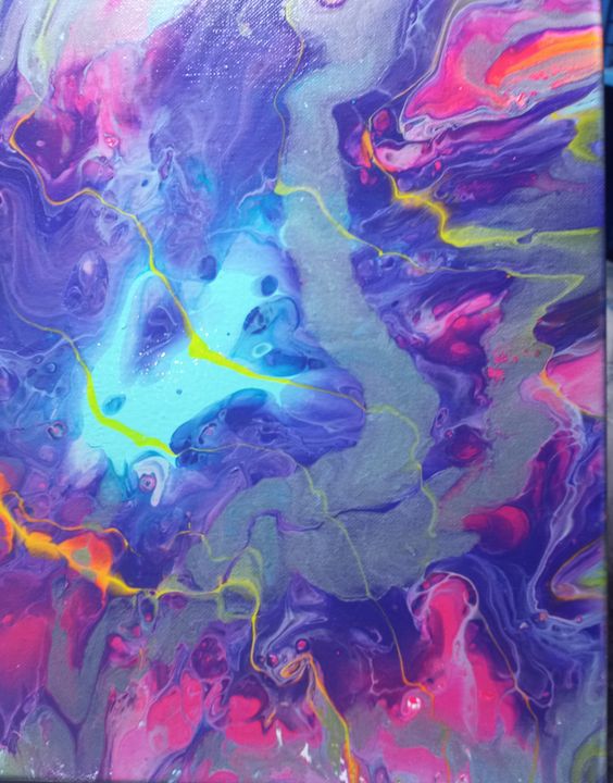 Static Evo - Abstract Acrylic Art - Paintings & Prints, Abstract ...