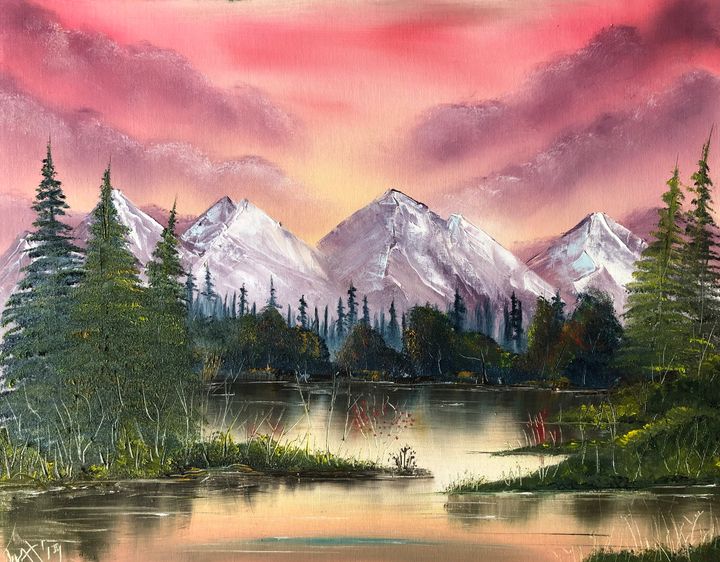 Out in the mountains - Neil Cartwright (wax) - Paintings & Prints ...