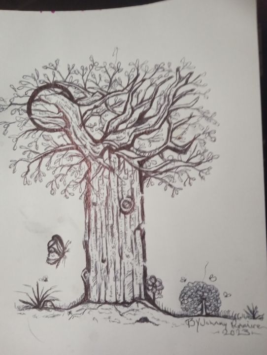 Tree of wisdom - Johnny's unique drawings - Drawings & Illustration ...