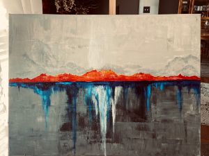 Chair for two - Gregory S Perris - Paintings & Prints, Abstract ...