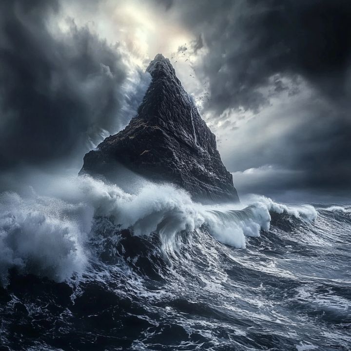 Stormy seas - Hugh Walker Australian Artist - Digital Art & AI ...