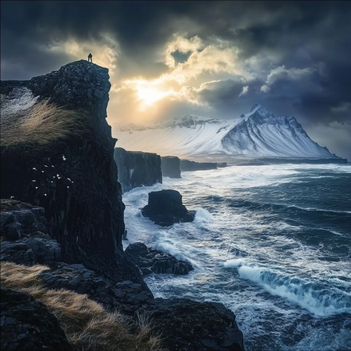 Stormy seas - Hugh Walker Australian Artist - Digital Art & AI ...