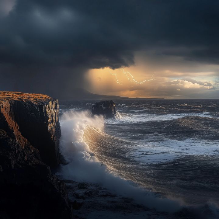 stormy seas - Hugh Walker Australian Artist - Digital Art & AI ...