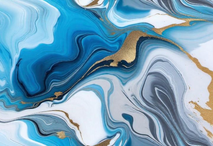 Blue Reflections in Nature - The Aurisphere - Paintings & Prints ...