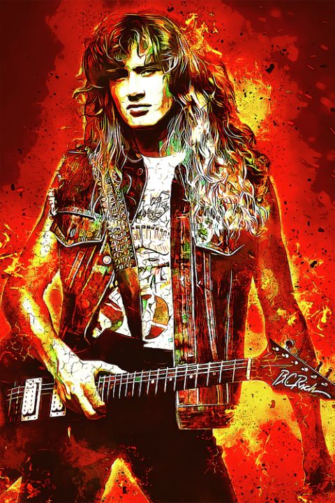 Dave Mustaine Guitarist - PROMO ART - Digital Art & AI, People ...