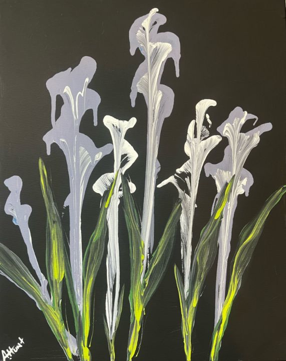 "Lillies" - A. Hunt - Paintings & Prints, Flowers, Plants, & Trees ...
