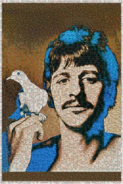 RINGO IN A BLUE MODE - ABSTRACTLY THINKING - Digital Art & AI, Abstract ...