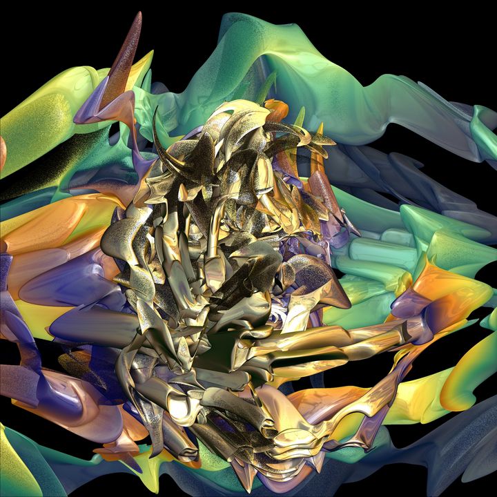 FRACTAL NORTHERN LIGHTS GONE CRAZY - ABSTRACTLY THINKING - Digital Art ...