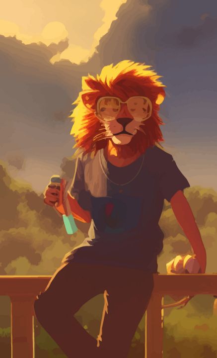 Fancy Lion - parallelspace99 - Digital Art, Animals, Birds, & Fish ...