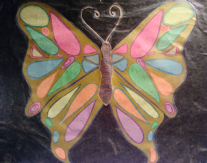 Flutterby - Happyology4all & Svet's Originals - Drawings & Illustration ...